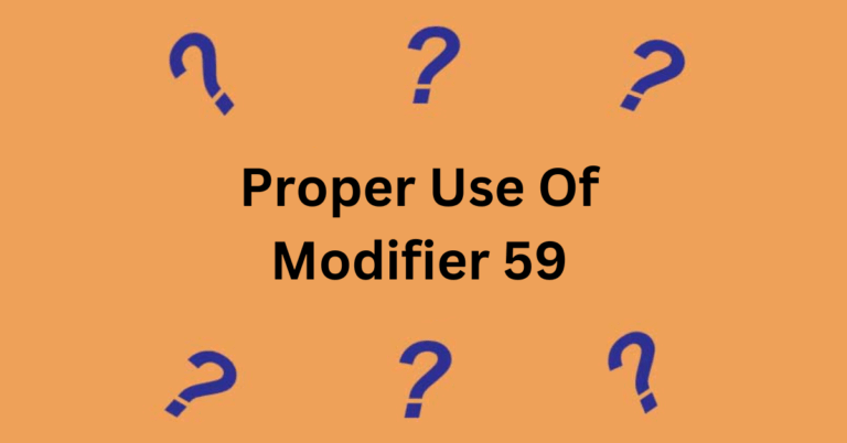 Proper Use Of Modifier 59